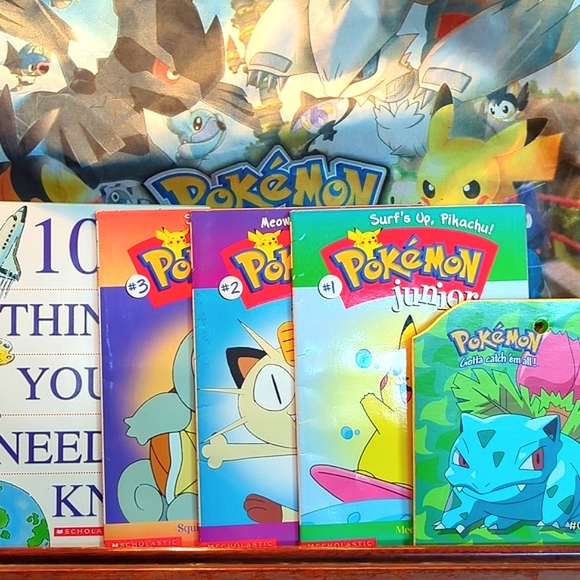 Pokemon | Other | Pokemon Junior Book Bundle From Scholastic Plus Two ...